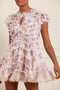 Wisteria Ruffle Lace Micro Mini Dress – Multi | Needle & Thread
